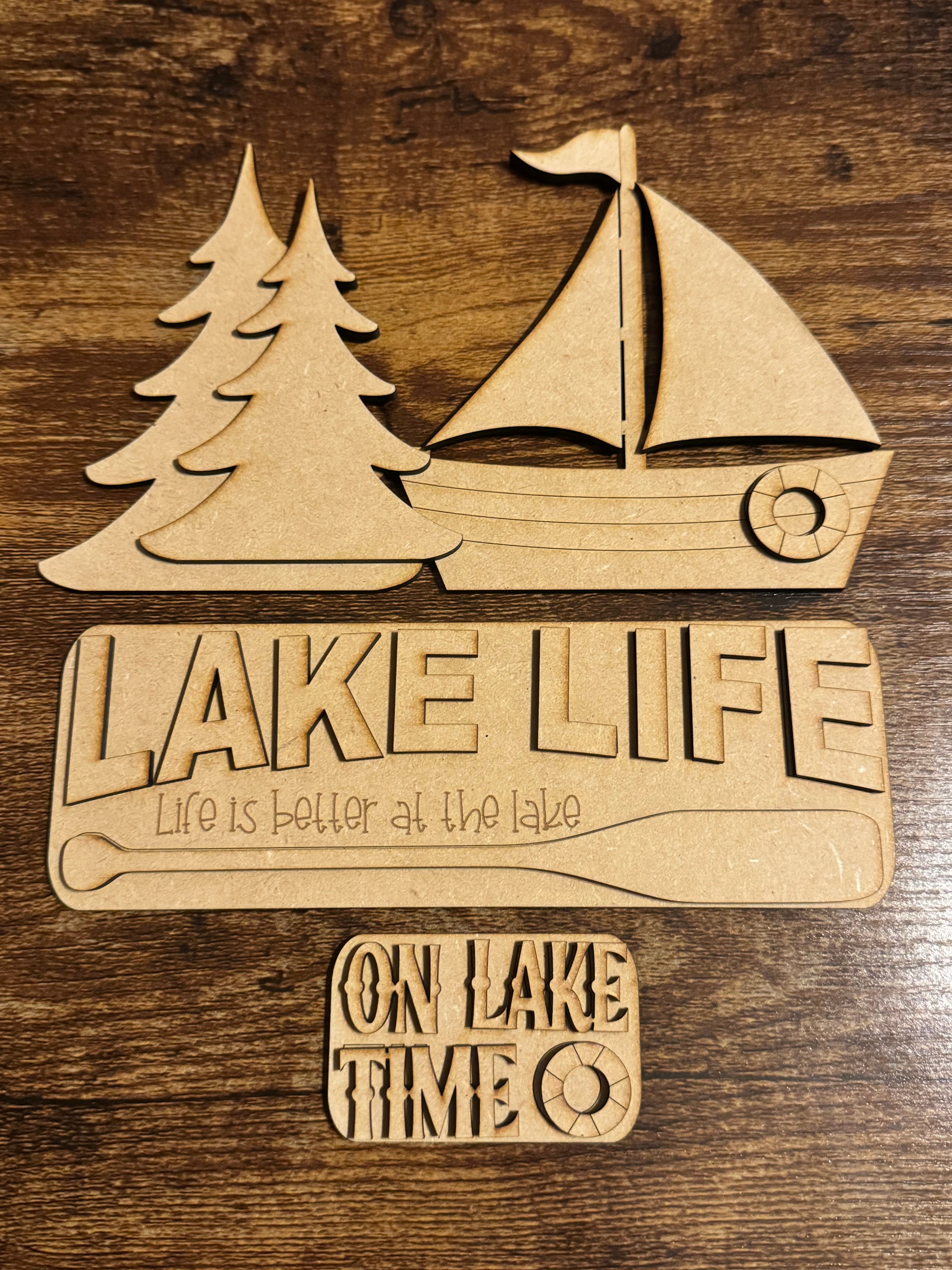 Lake Life Truck Insert – DIY Wood Cutouts