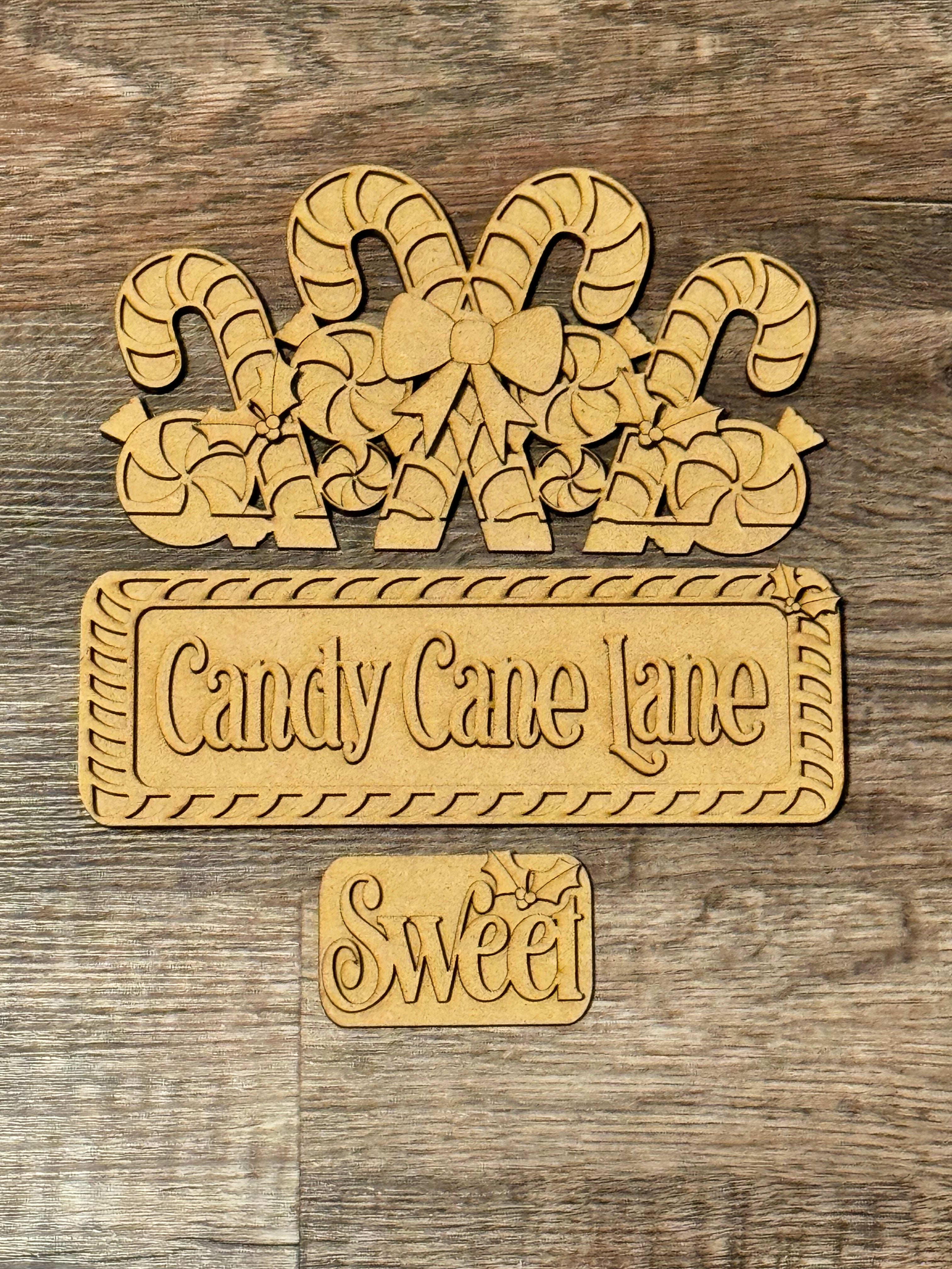 Candy Cane Lane Truck Insert – DIY Wood Cutouts